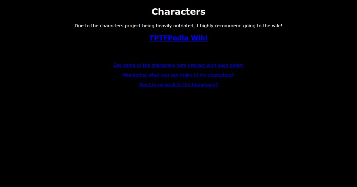 Character page