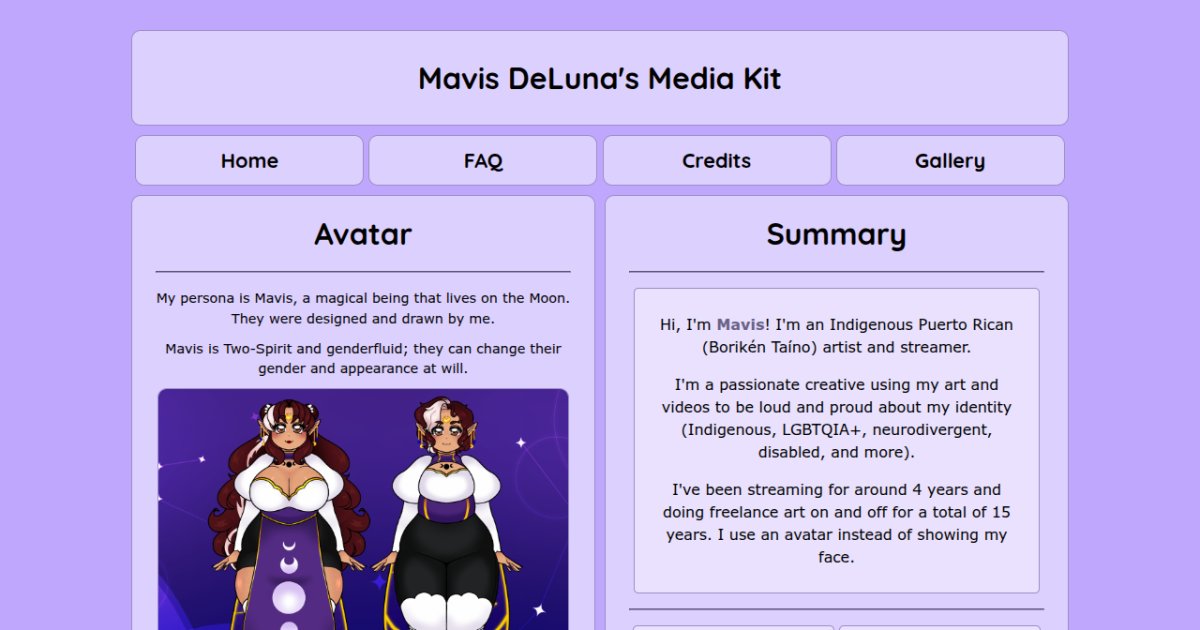 Mavis DeLuna | Media Kit