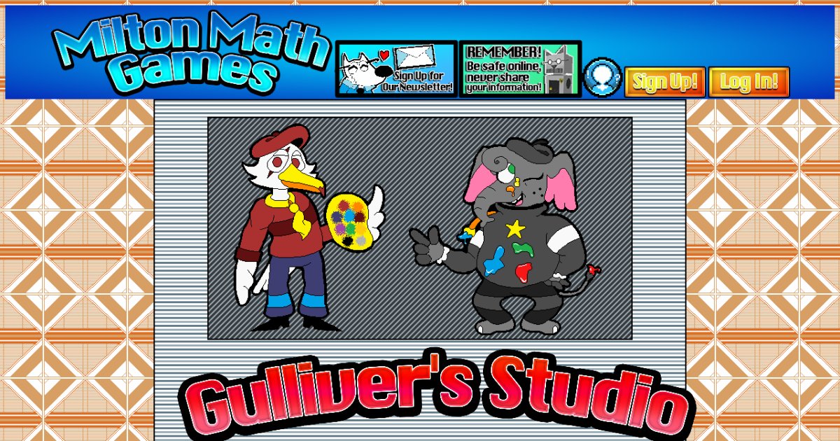 Gulliver's Art Studio - Milton Math Games