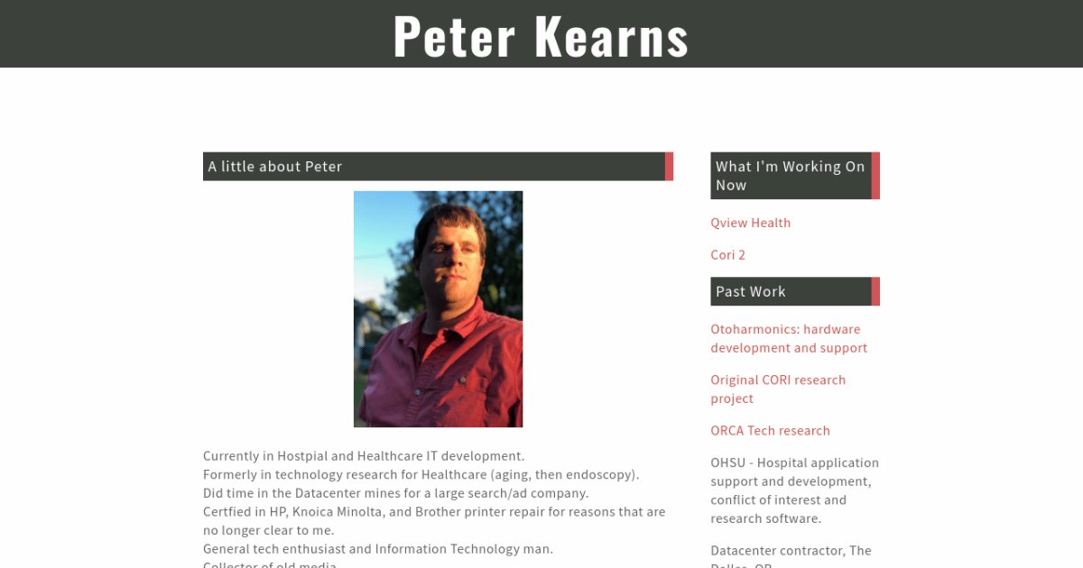 Peter J Kearns.com