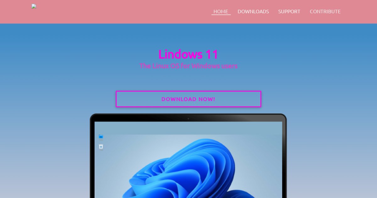 Lindows 11 - The Linux OS for Windows users