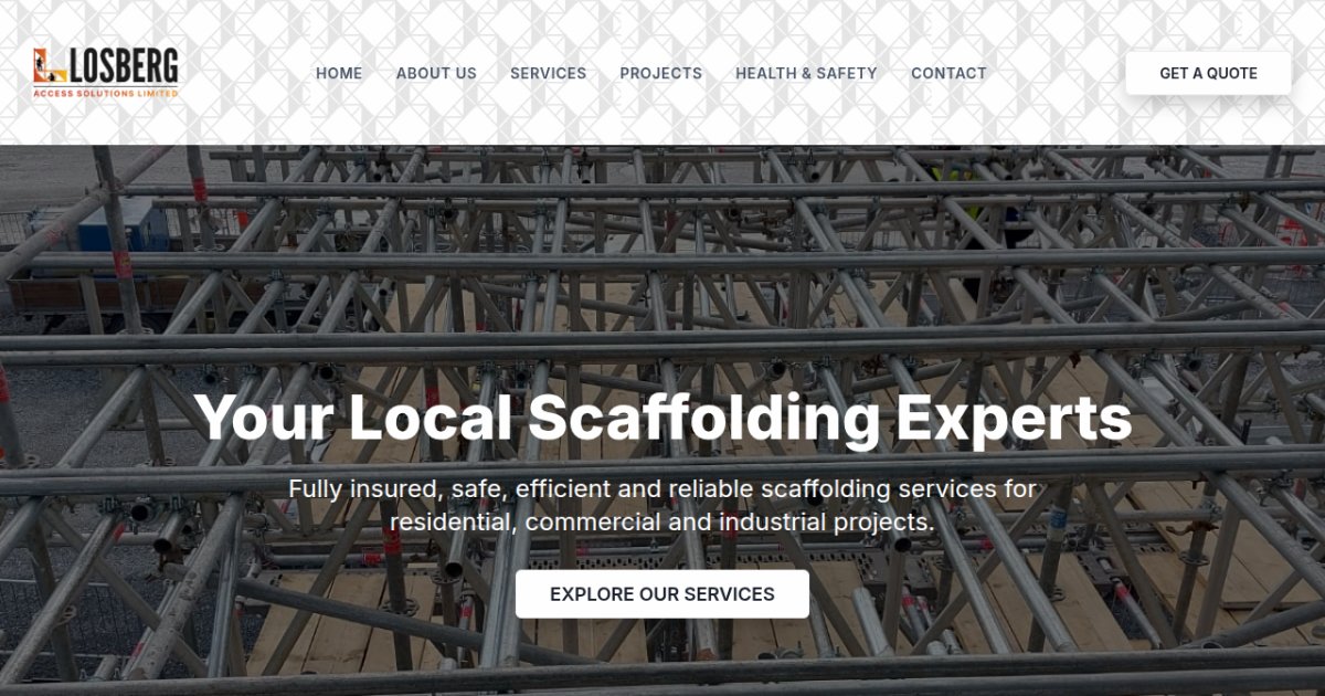 Losberg Advanced Access Solutions - Scaffolding Cork