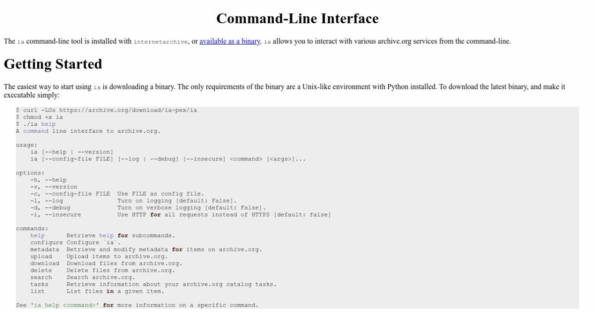 Command-Line Interface