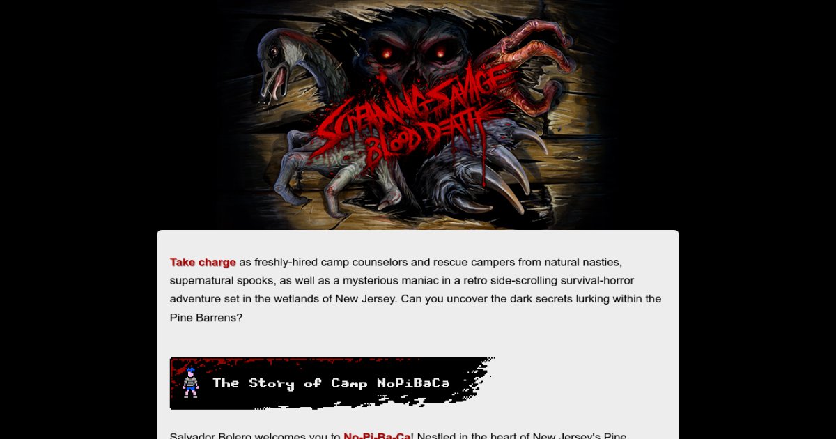 Screaming Savage Blood Death Blog