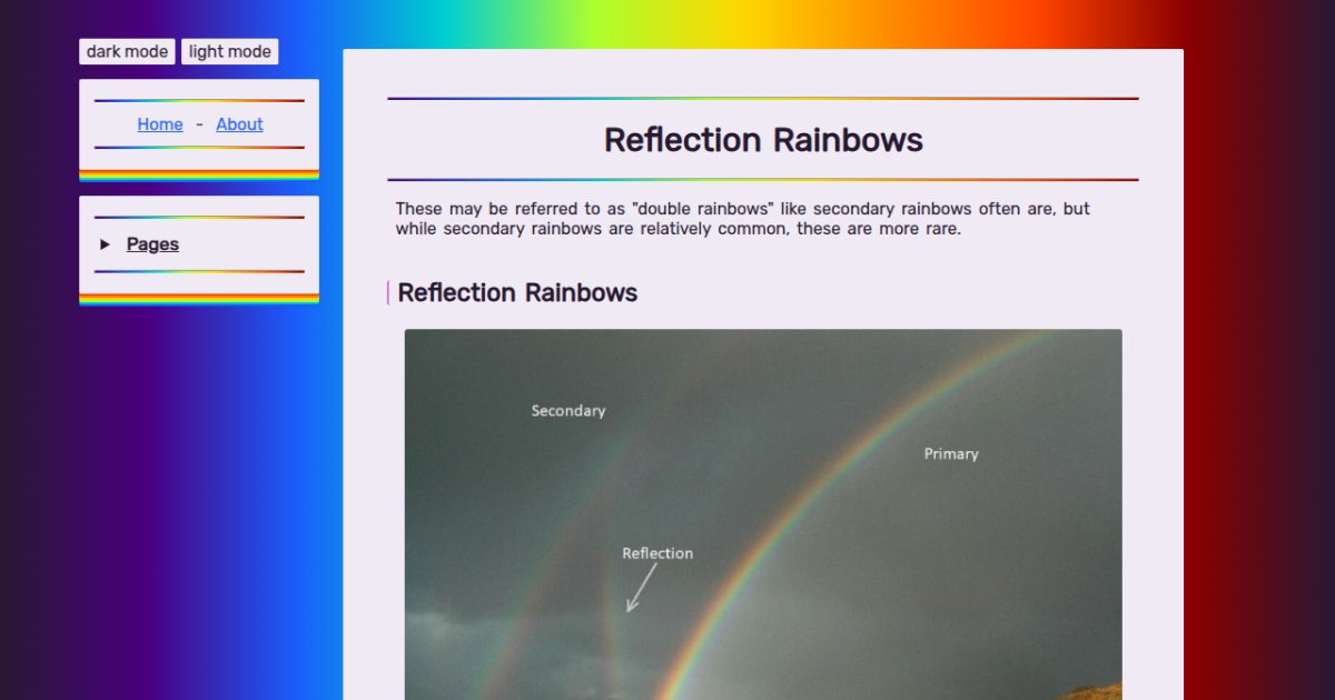Reflection Rainbows