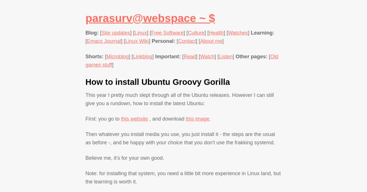 How to install Ubuntu Groovy Gorilla How to install Ubuntu Groovy Gorilla