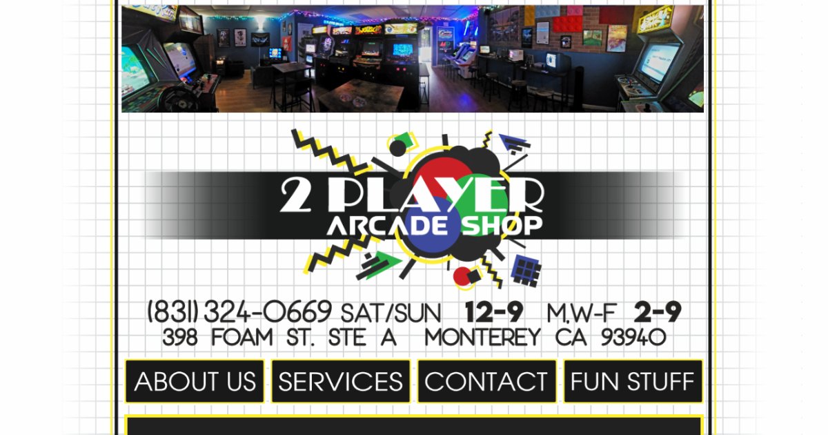 2 PLAYER ARCADE SHOP