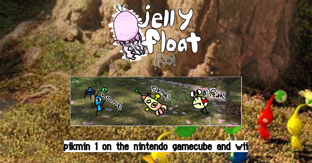 jellyfloat pool - pikmin 1