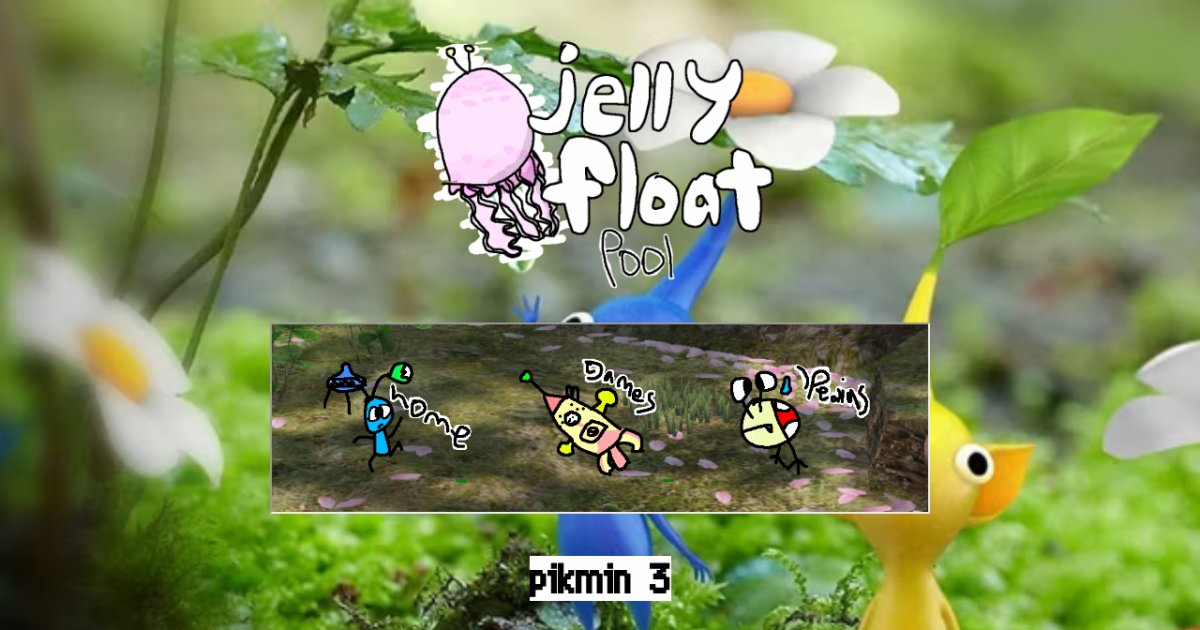 jellyfloat pool - pikmin 3