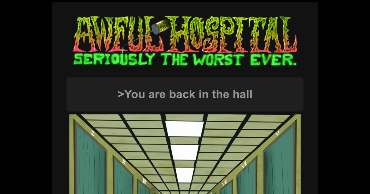 Awful Hospital: Seriously the Worst Ever
