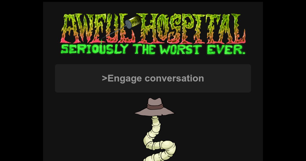 Awful Hospital: Seriously the Worst Ever