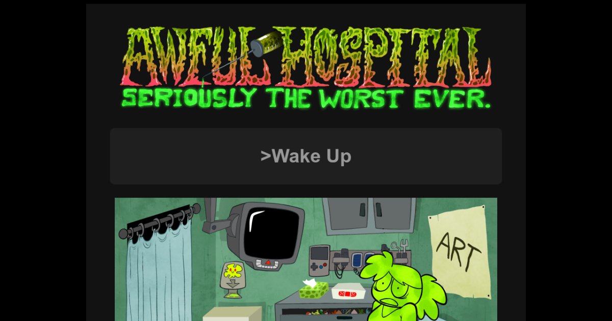 Awful Hospital: Seriously the Worst Ever