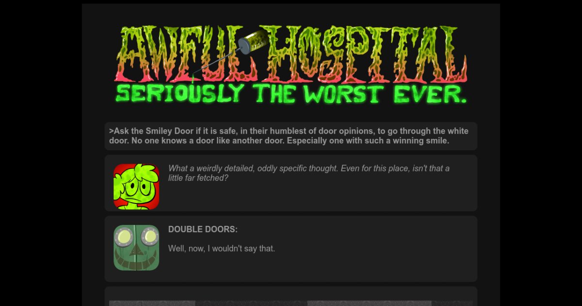 Awful Hospital: Seriously the Worst Ever