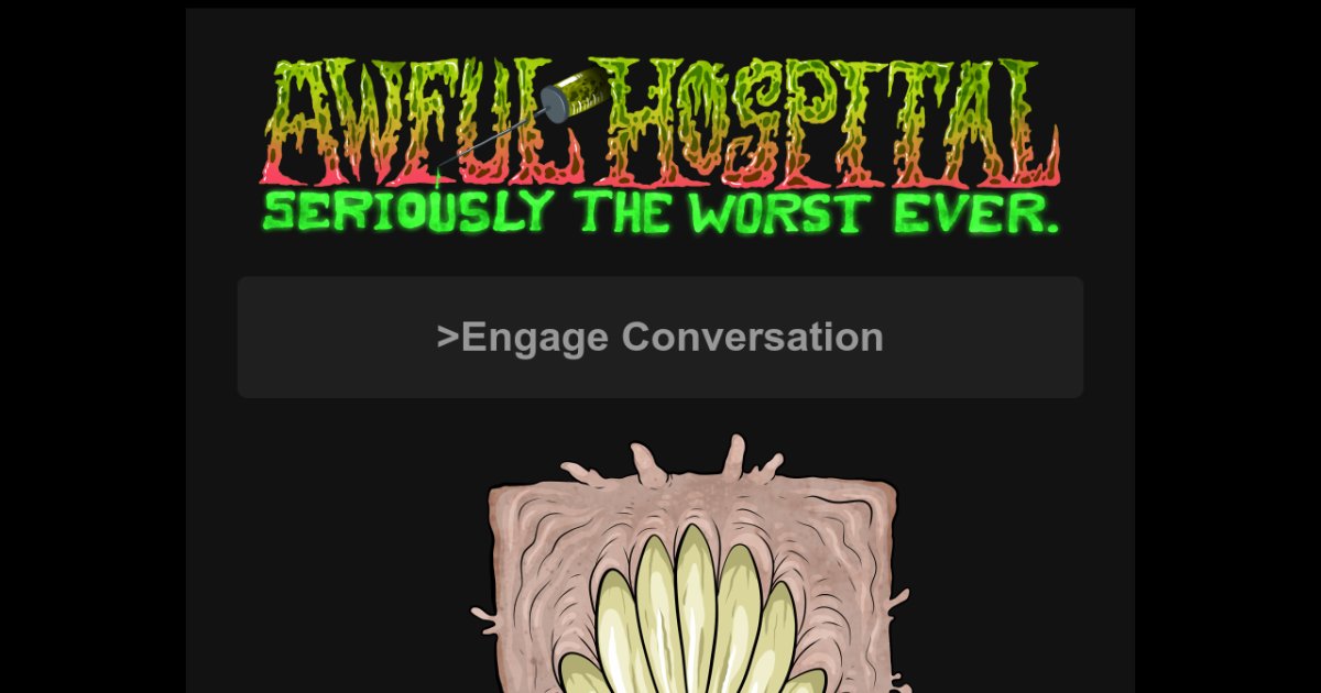 Awful Hospital: Seriously the Worst Ever