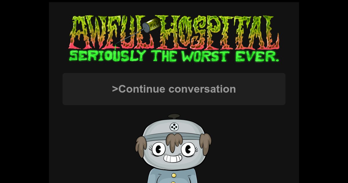 Awful Hospital: Seriously the Worst Ever