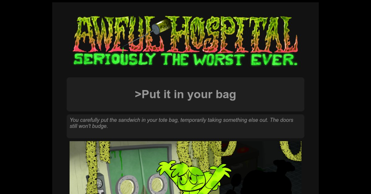 Awful Hospital: Seriously the Worst Ever