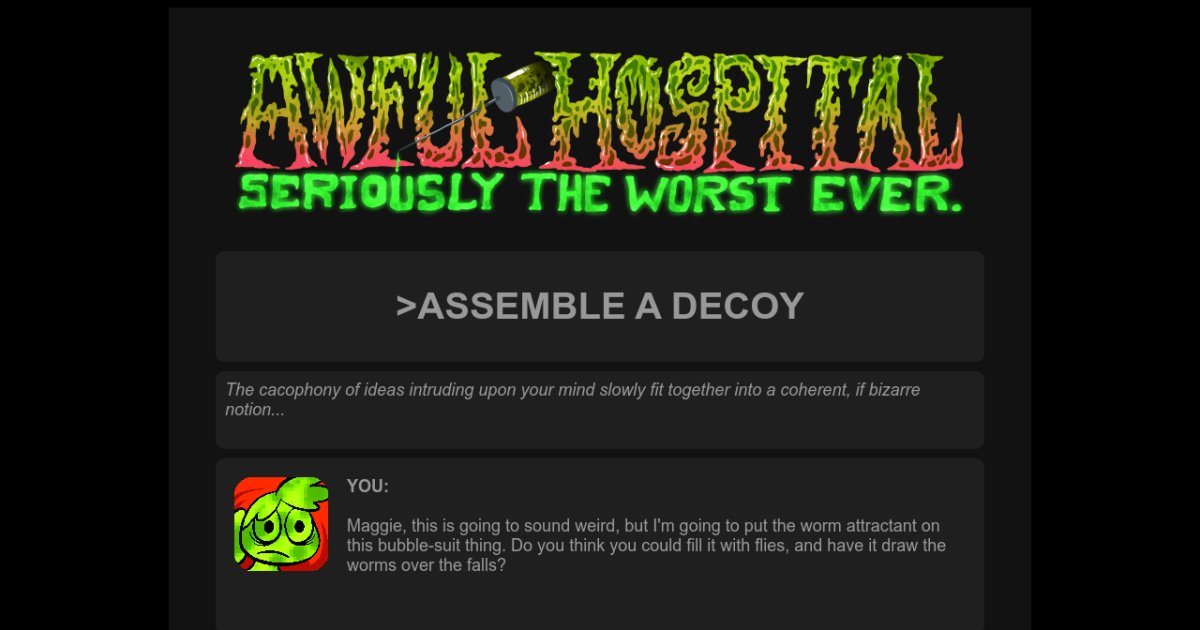 Awful Hospital: Seriously the Worst Ever