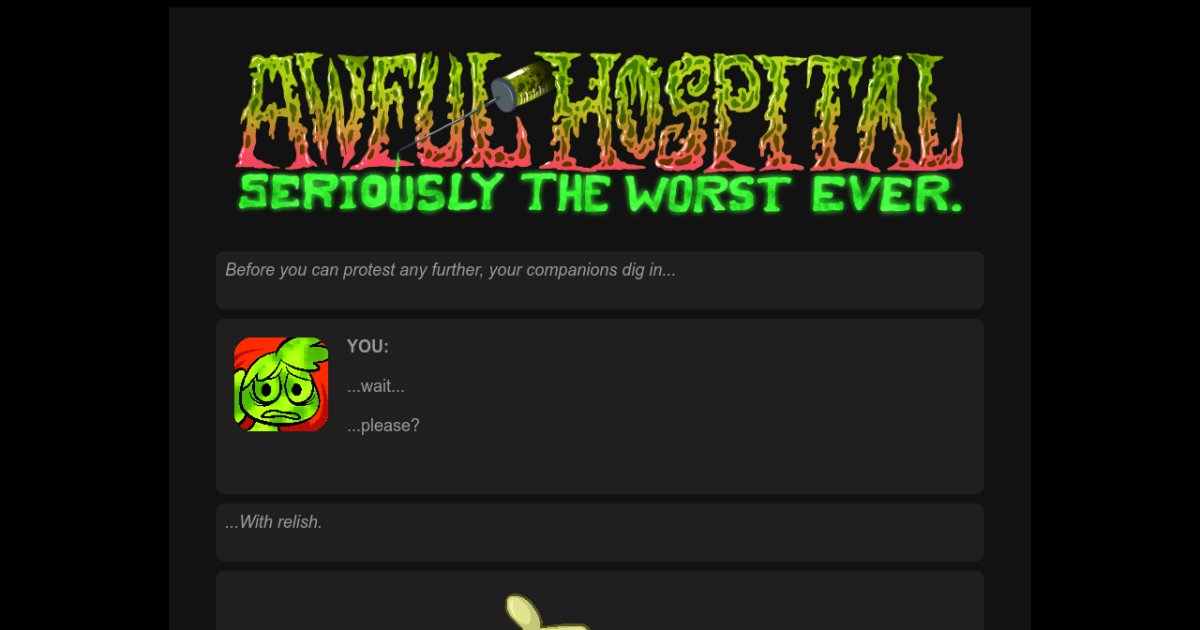 Awful Hospital: Seriously the Worst Ever
