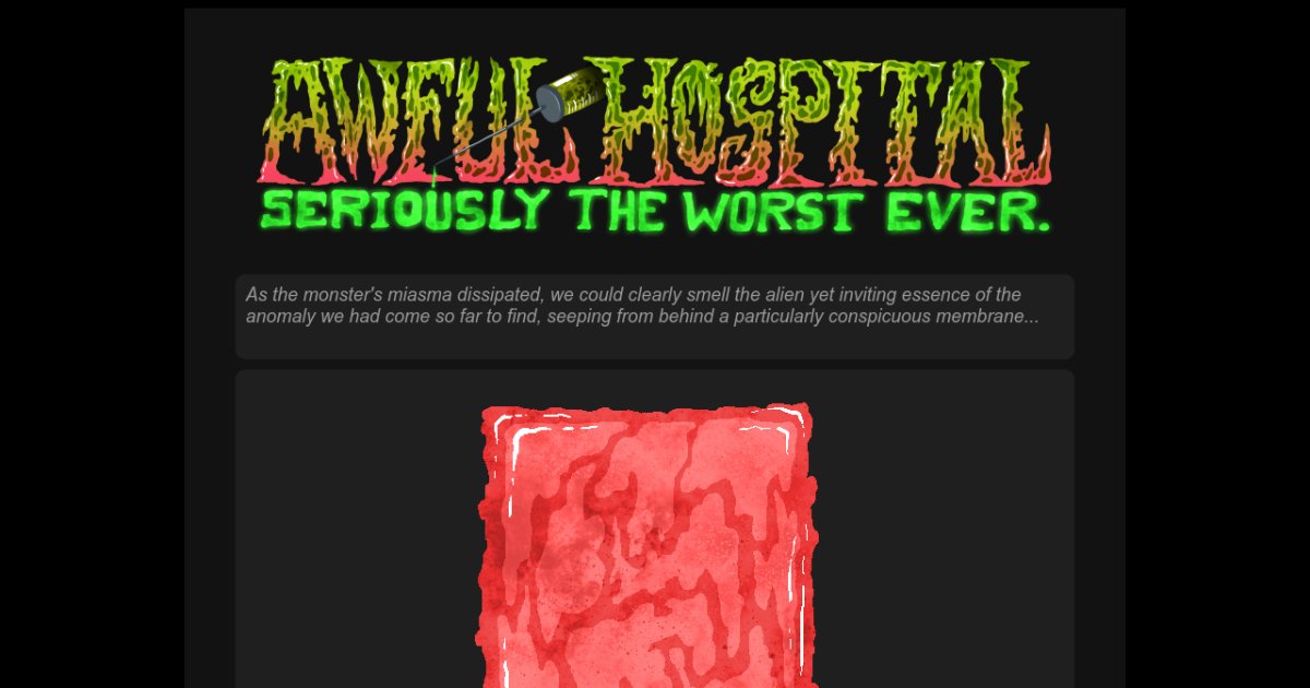 Awful Hospital: Seriously the Worst Ever