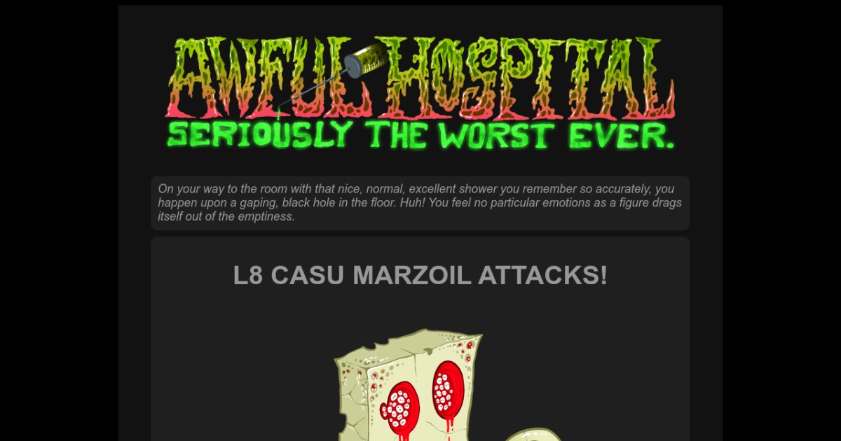 Awful Hospital: Seriously the Worst Ever