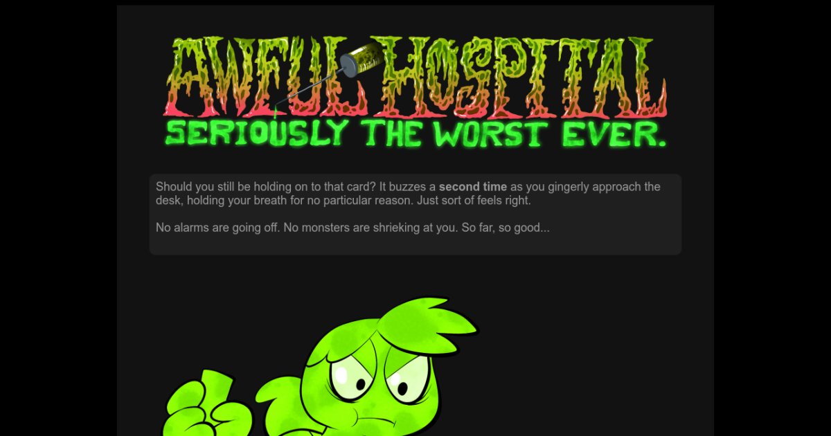 Awful Hospital: Seriously the Worst Ever