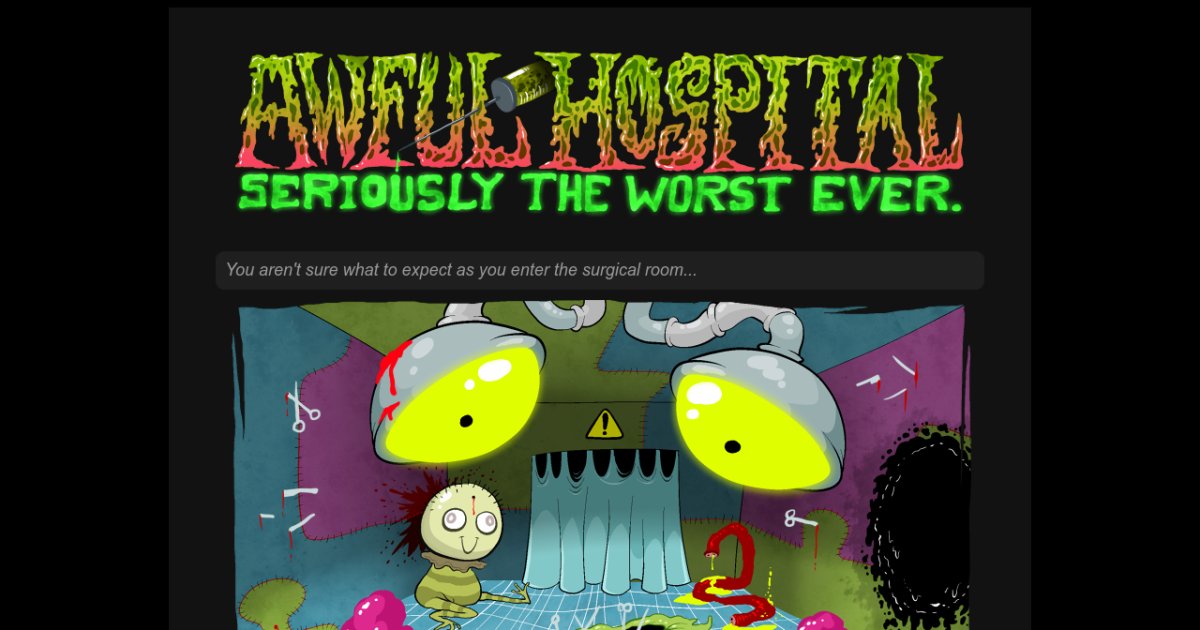 Awful Hospital: Seriously the Worst Ever