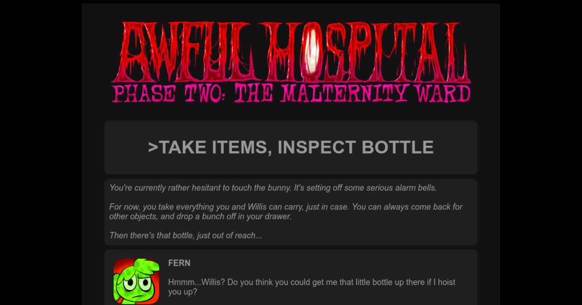 Awful Hospital: Seriously the Worst Ever