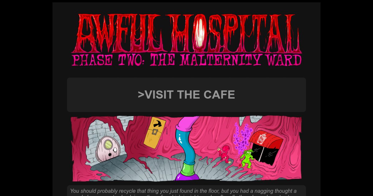 Awful Hospital: Seriously the Worst Ever