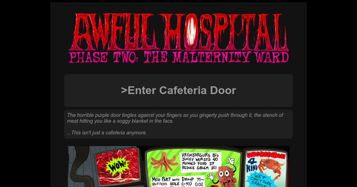 Awful Hospital: Seriously the Worst Ever