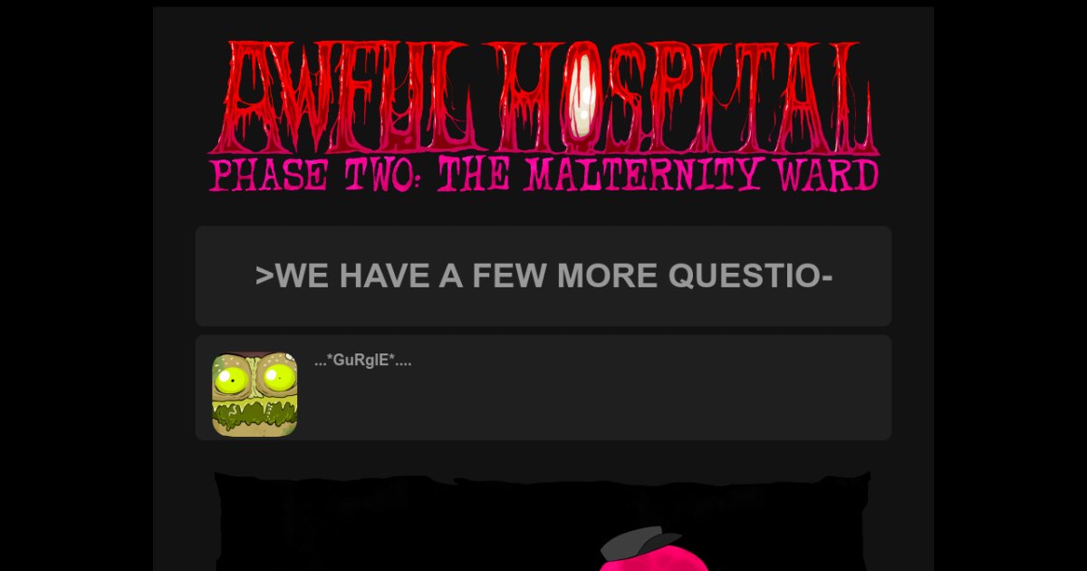 Awful Hospital: Seriously the Worst Ever