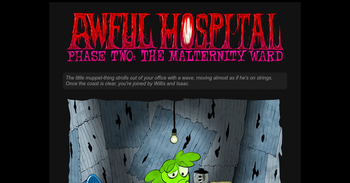 Awful Hospital: Seriously the Worst Ever