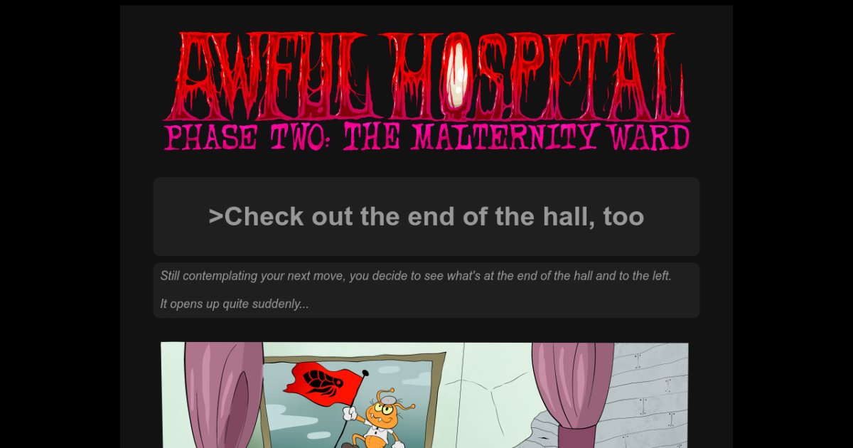 Awful Hospital: Seriously the Worst Ever