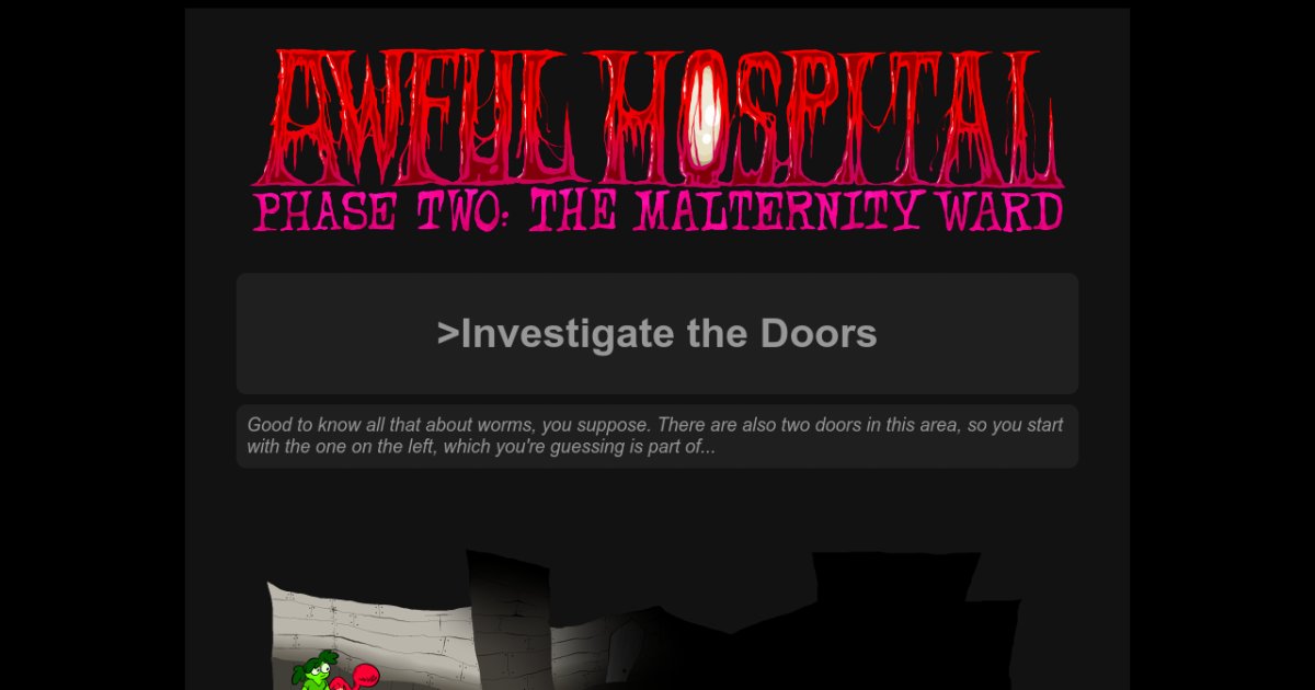 Awful Hospital: Seriously the Worst Ever