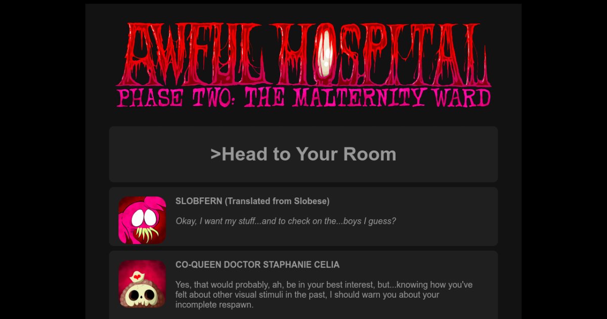Awful Hospital: Seriously the Worst Ever