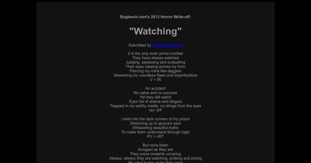 Bogleech Creepypasta