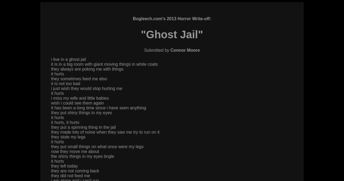 Bogleech Creepypasta