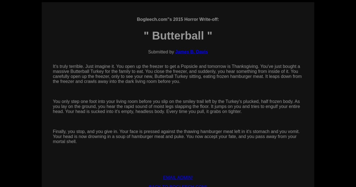 Bogleech Creepypasta