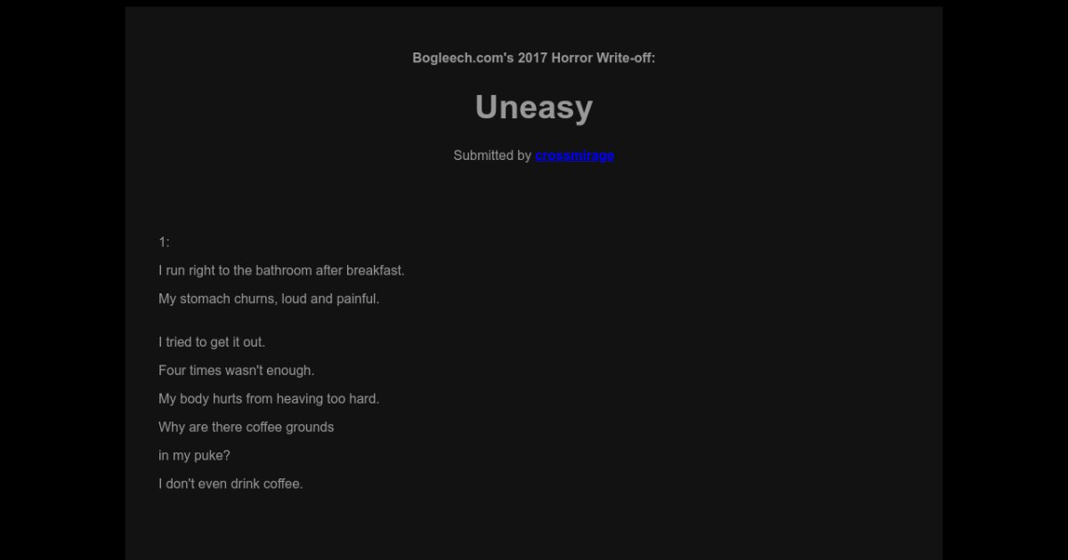 Bogleech Creepypasta