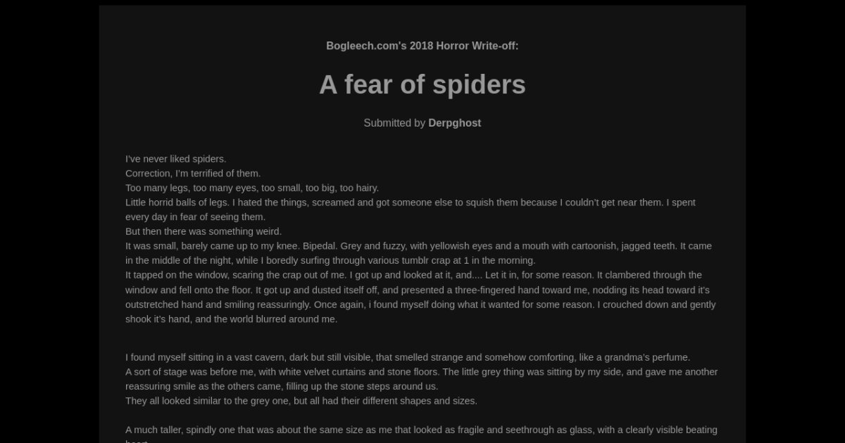 Bogleech Creepypasta