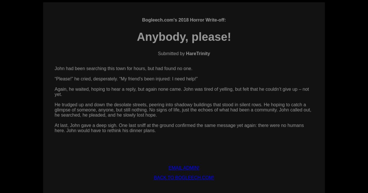 Bogleech Creepypasta