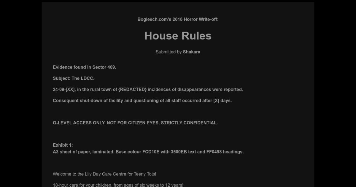 Bogleech Creepypasta