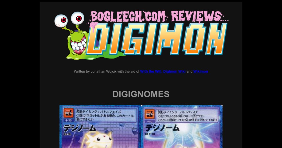D-d-d-Digimon! Digimon Reviews!
