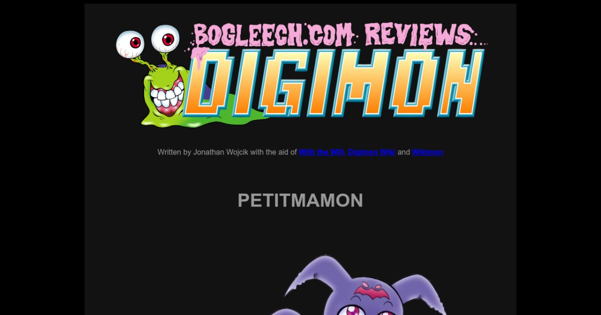 D-d-d-Digimon! Digimon Reviews!
