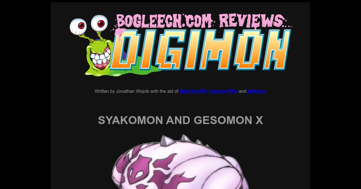 D-d-d-Digimon! Digimon Reviews!