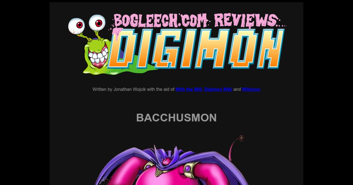 D-d-d-Digimon! Digimon Reviews!