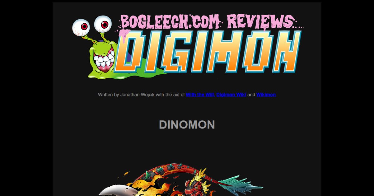 D-d-d-Digimon! Digimon Reviews!