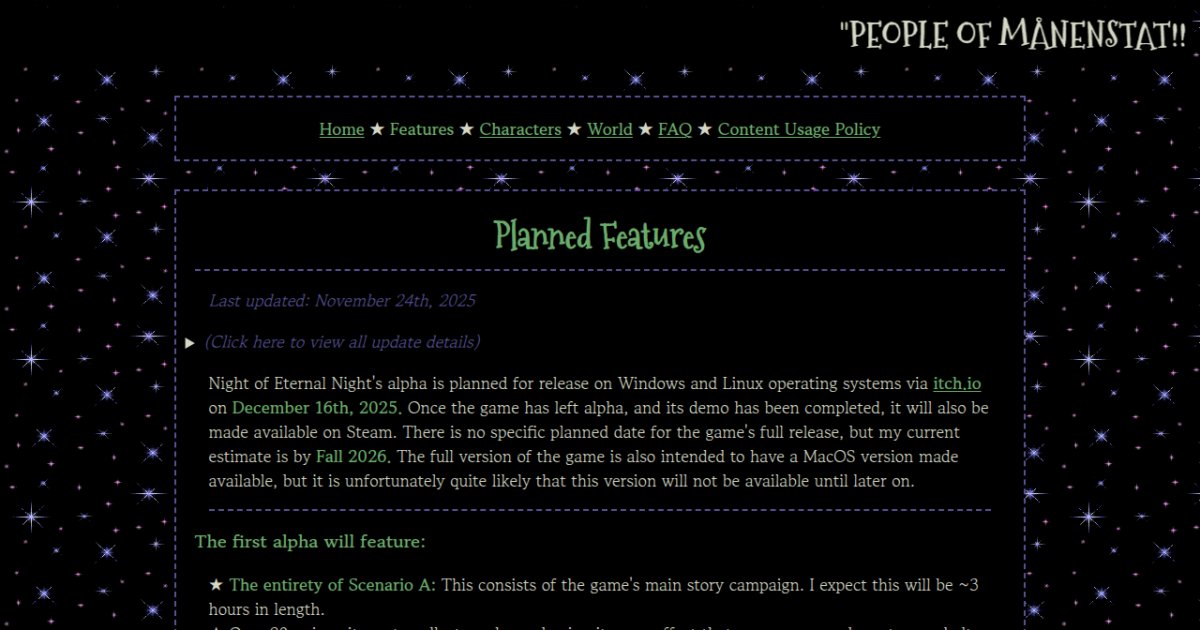 NIGHT OF ETERNAL NIGHT