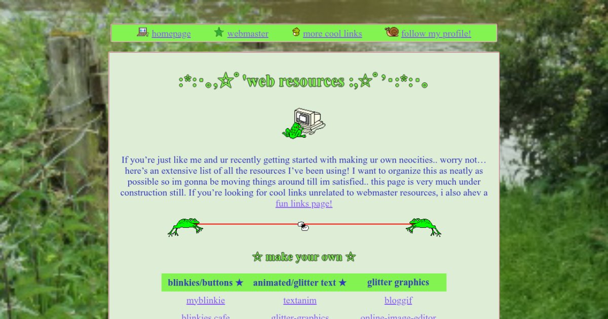 WEB RESOURCES