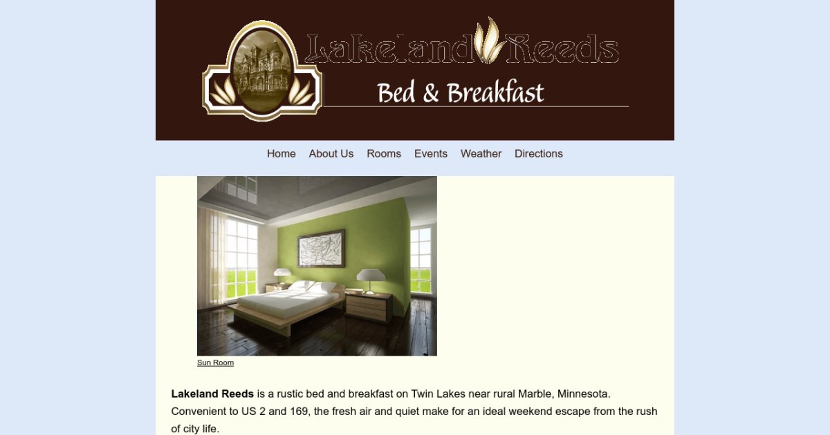 Lakeland Reeds Bed & Breakfast