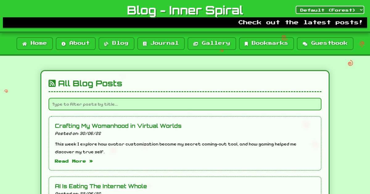 Blog - Inner Spiral